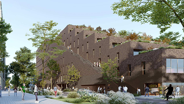 Les Gradins à Saint-Ouen : un immeuble réversible au cœur du Village ...